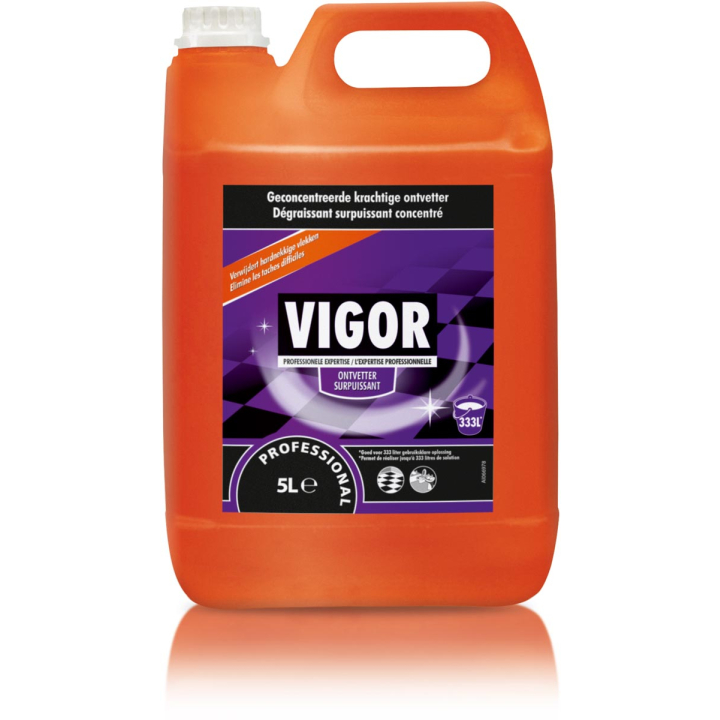 Vigor geconcentreerde ontvetter, flacon van 5 liter | OfficeSupplies ...